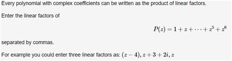 solved every polynomial with complex coefficients can be