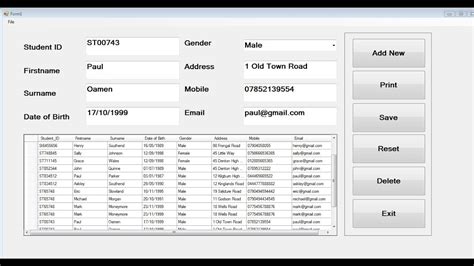 How To Add Save Into Ms Excel Print And Delete Data From Datagridview