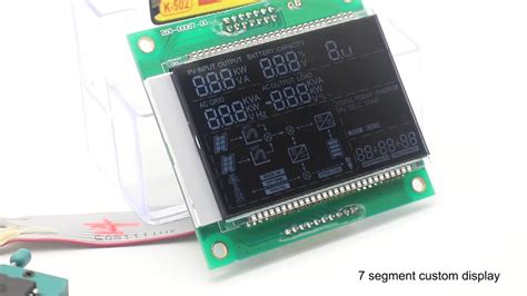 Custom Segment Lcd Display Back Ground Cob Digital Graphic Monochrome