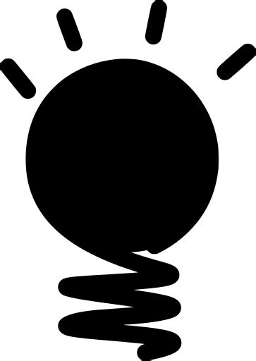 Svg 빛 램프 구근 무료 Svg 이미지 및 아이콘 Svg Silh