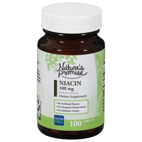 Save On Natures Promise Niacin 100 Mg Dietary Supplement Tablets Order