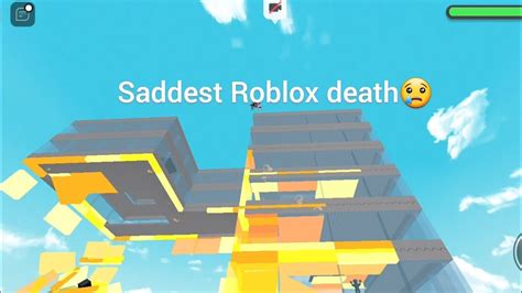 Saddest Roblox Death Youtube