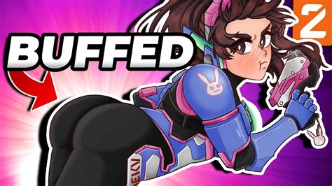Dvas Bouncy Buffed Bum Overwatch 2 Mishaps Youtube