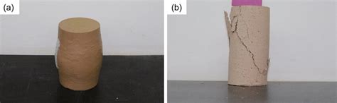 Photographs Of A S 2a And B S 11d After Unconfined Compression