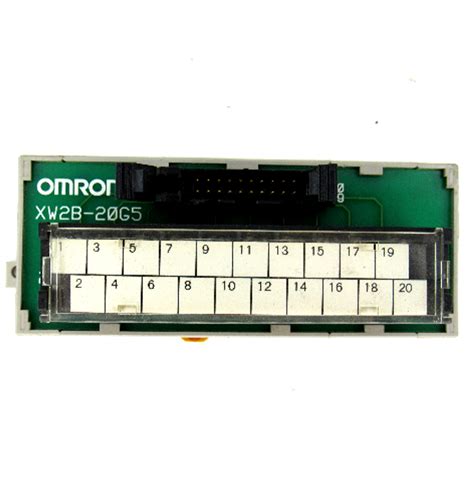 Omron Xw2b 20g5 Terminal Block Interface Module 1 Amp 125v Ac