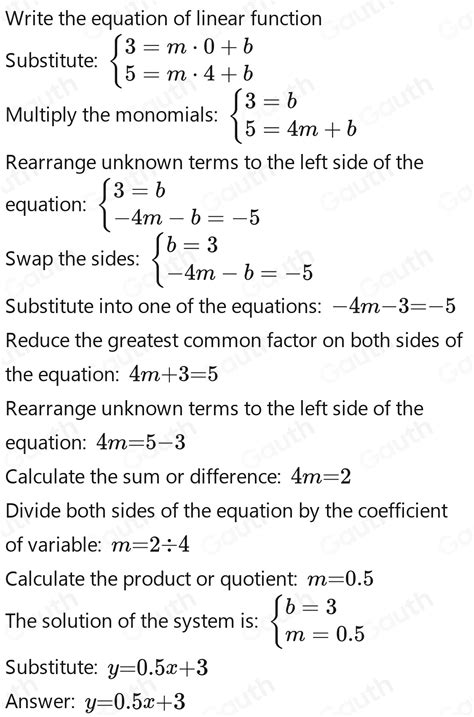 Solved In The Xy Plane A Line Crosses The Y Axis At The Point 03 And Passes Through The