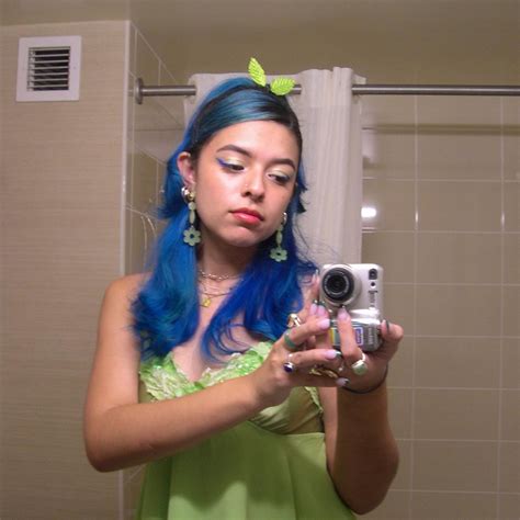 Pin By Kelly 🌱💿 On C O N C E R T F I T S ♫ Dark And Light Academia Aesthetic Blue Hair Hair