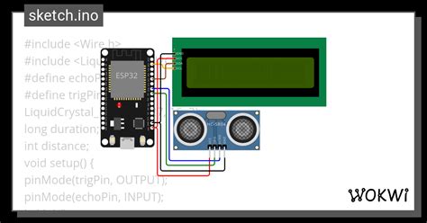 Penggaris Elektronik Wokwi ESP32 STM32 Arduino Simulator Penggaris Elektronik Wokwi ESP32 STM32 Arduino Simulator