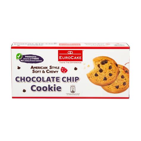 Euro Cake Chocolate Chip Cookie 6 Pcs 168 G Online At Best Price Lulu Uae
