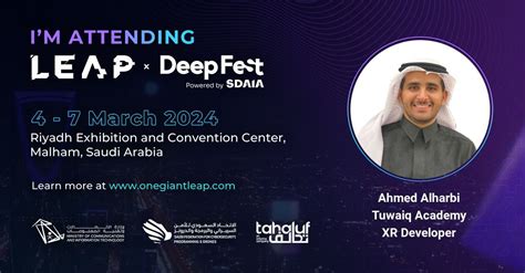 Ahmed Alharbi On Linkedin Leap And Deepfest 2024