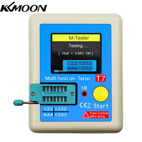 Kkmoon Transistor Meter Lcr T7 Multi Function Capacitance Resistance Tester Full Color Display