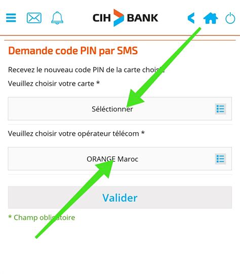 Comment Demander Le Code PIN De Ma Carte Bancaire Code Ou Sayidati De CIH BANK