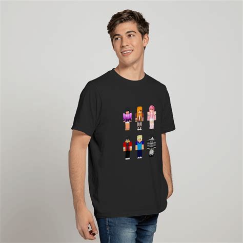 Aphmau Friends Minecraft Skins Sticker Pack Mystreet T Shirts Sold By Pandorameliora Sku