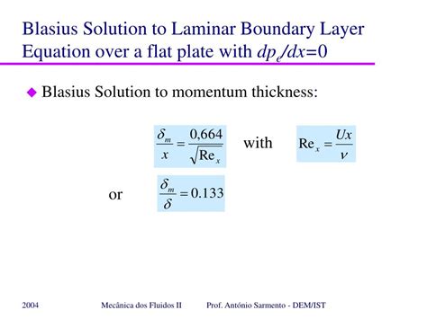 Ppt Boundary Layer Equations Powerpoint Presentation Free Download