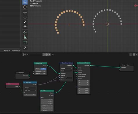 Geonodes Pass Selection Valuesattribute To Separate Object Blender Tests Blender