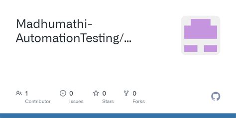 GitHub Madhumathi AutomationTesting AutomationExercise Framework