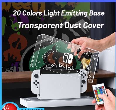 Nintendo Switch Oled Transparent Dust Cover 20 Colors Light Emitting Switch Switch OLED