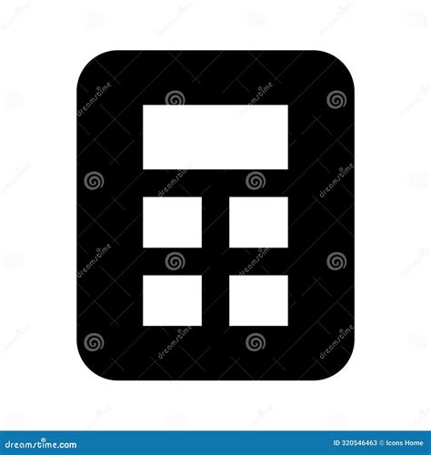 Mathematical Calculations Calculation Device Icon Of Calculator Stock