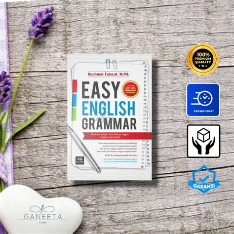 Easy English Grammar Book Complete English Grammar Learning Guide