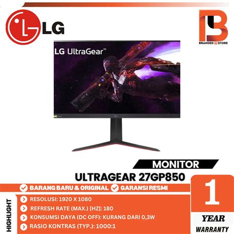 Jual Monitor Lg Led Nano Ips Ultragear Gp Gp B Qhd Inch Shopee Indonesia
