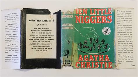 Lot 851 Christie Agatha Ten Little Niggers 1st