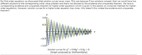 Solved For First Order Equations We Discovered That Solution