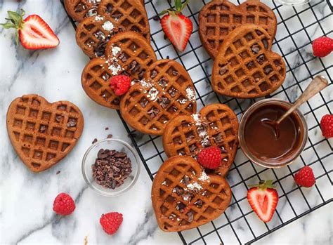 Chocolate Buckwheat Waffles Green Smoothie Gourmet