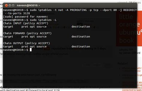 Iptables Doesnt Redirect Traffic To My Squid Proxy Ask Ubuntu