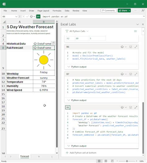 introducing the python editor from excel labs microsoft community hub