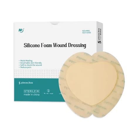 Sacrum Silicone Foam Dressing With Border For Sacral Ulcer Pressure Ulcer Butt Bed Sore 18