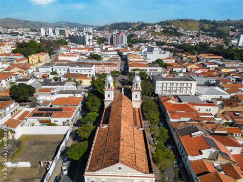 Aerial View Of The City Amparo Located In The Interior Of São Paulo