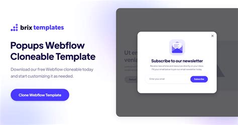 Webflow Cloneable Templates