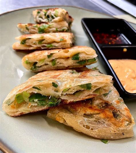 Scallion Pancakes Recipe Crispy Chinese Delight With Savory Scallions