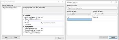 database how to set many to many relationships using ssms 18 0 stack overflow