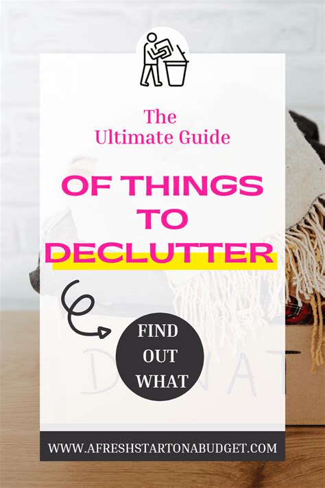 25 Super Easy Things To Declutter Right Now And Feel Good About It Declutter Decluttering
