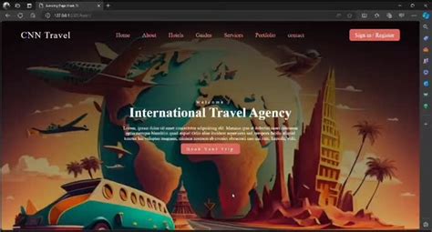 Om Nikam On Linkedin Webdesign Html Css Travellandingpage Octanetinternship