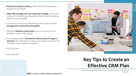Key Tips To Create An Effective CRM Plan Ppt PowerPoint Presentation Infographics Icons PDF