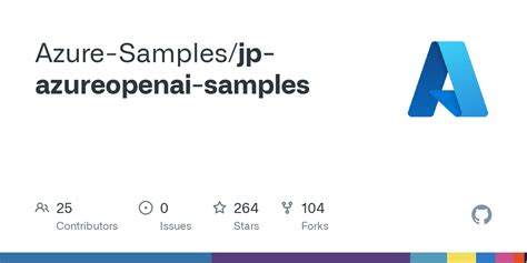 Github Azure Samplesjp Azureopenai Samples