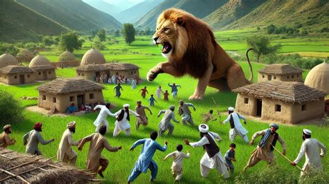 Gawon Par Shair Ki Yalghar Ramzan Min Khufnak Manazr भयानक बाघ का