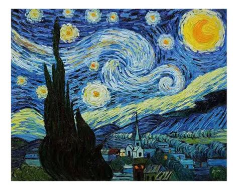 Pintura Colorida De Diamantes De Noche Estrellada En 5 Días Meses Sin Interés