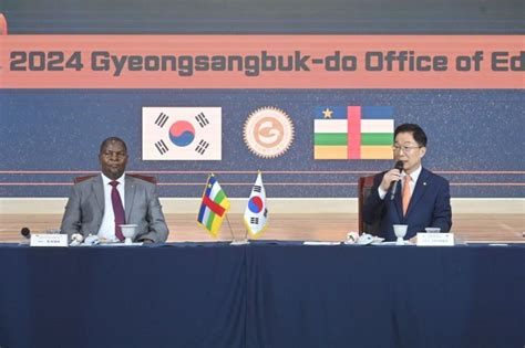 중아공 투아데라 대통령 컴퓨터 보내줘 감사드려요” 임종식 경북교육감 예방 아시아경제