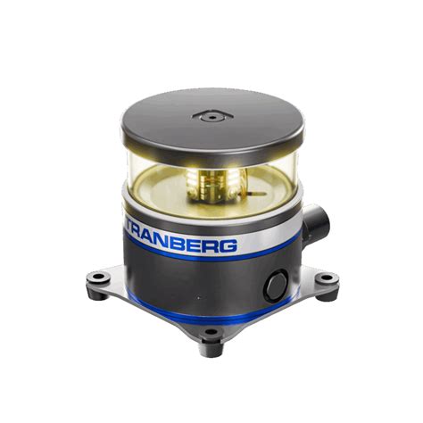 Tef 2880 Navigation Light Led Simplex All Round 360° Yellow 2nm 24v Anodized Black Aluminium