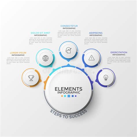 Modern Infographic Design Template Stock Vector Illustration Of