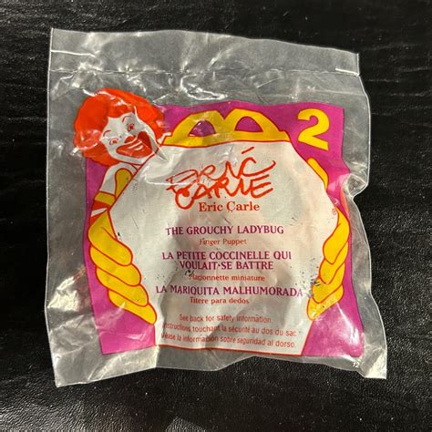 Eric Carle The Grouchy Ladybug Finger Puppet Etsy