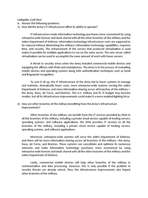 The Army Recasts Its It Infrastructure Pdf Data Center Virtualization