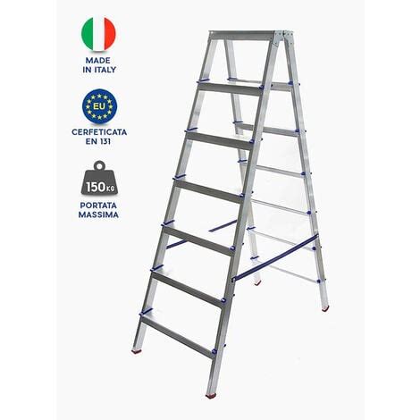 SCALA ALLUMINIO 5 GRADINI DOPPIA SALITA 1 22mt 5 5 CASALINGA NANCY S CANNAROZZI