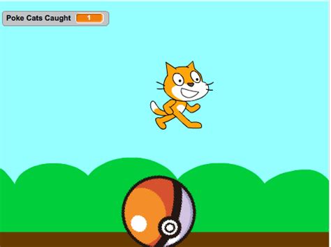 Scratch Coding PokeCat Building Block Studio