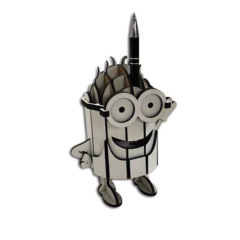 ᐉ Підставка для ручок та олівців Decorwood Міньйон 20 см • Краща ціна в Києві Україні • Купити