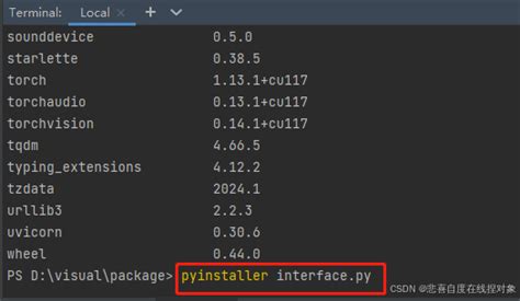 python项目打包为exe—pyinstaller保姆级教程 踩坑分享 csdn博客