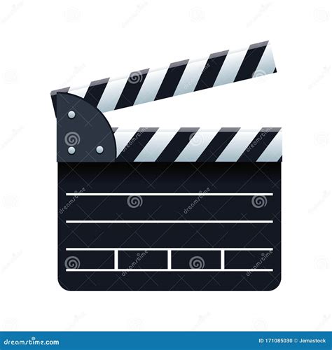Clapboard Icon Flat Clean Minimal And Isolated Vector Illustration With Minimal And Modern